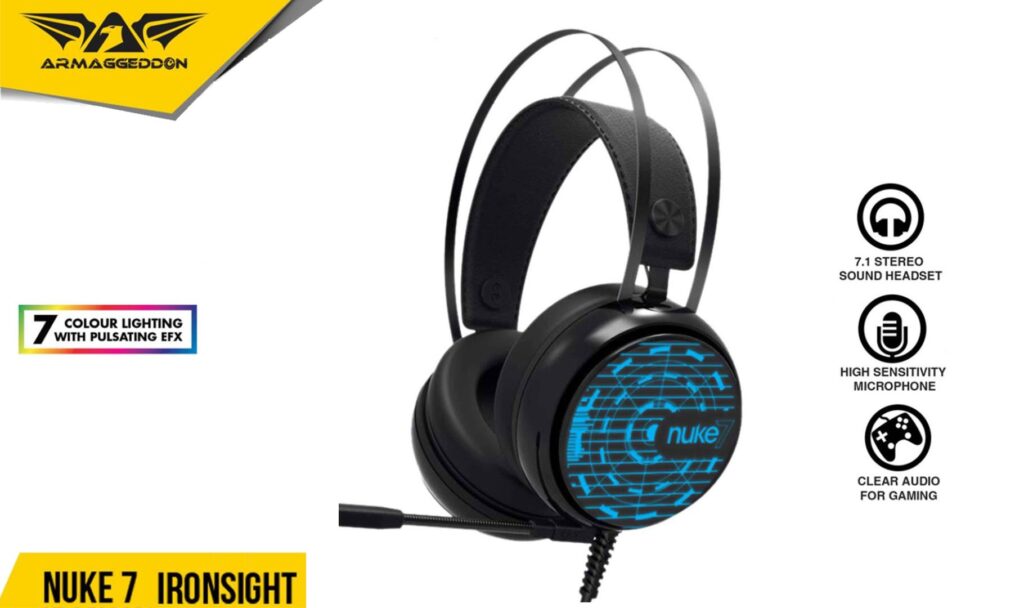 ARMAGGEDDON NUKE 7 IRONSIGHT 7.1 GAMING HEADSET - Buye.lk